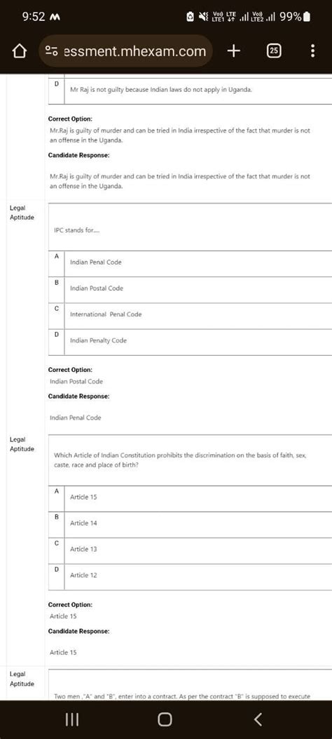 Mh Cet 3 Year Llb Answer Key 2024 Released Live Updates Direct Link