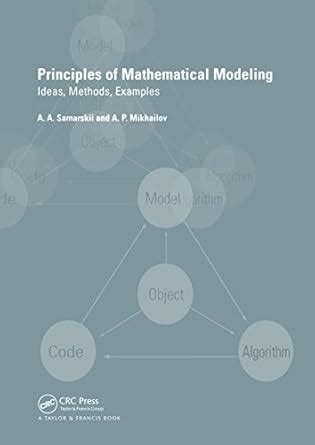Principles Of Mathematical Modelling Ideas Methods Examples Numerical Insights Amazon Co
