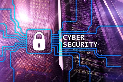 Premium Photo Cyber Security Information Privacy And Data Protection Concept On Server Room