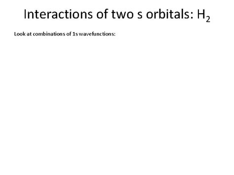 Chapter 5 Molecular Orbital Theory Interactions Of Two
