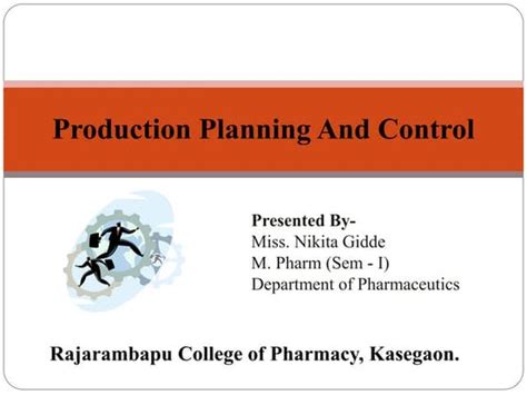 Production Planing And Control Ppt