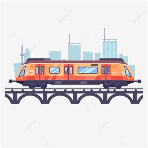 평면 디자인 스타일의 서울 열차 지하철 교통 도시 Png 일러스트 및 이미지 에 대한 무료 다운로드 Pngtree