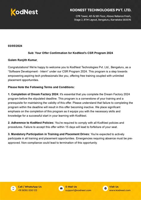 Newbeginnings Techintern Csrprogram2024 Galem Ranjith Kumar