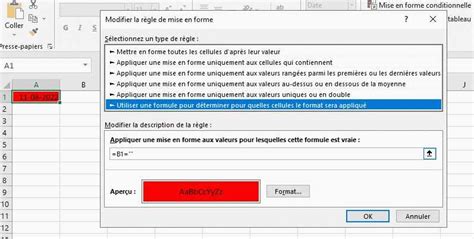 Mettre Une Couleur Dans Une Cellule