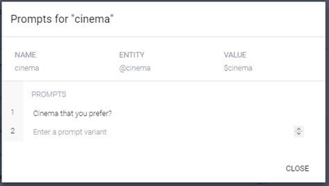Dialogflow Es Intent With Required Parameter Showing The Count Of Items Stack Overflow
