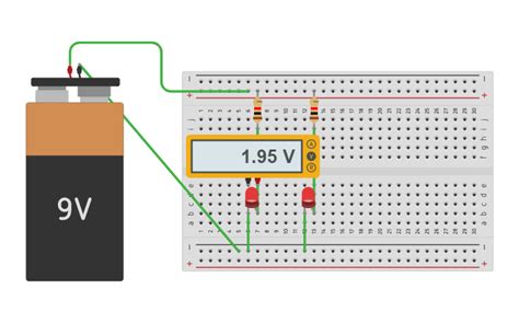 Circuit Design Battery Level Led Indicator Tinkercad