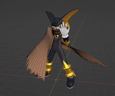 Bass Exe Megaman Battle Network 3d Model Rigged Cgtrader