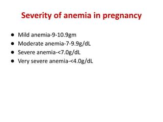 Ob 8 Anaemia In Pregnancy 6 2pptx