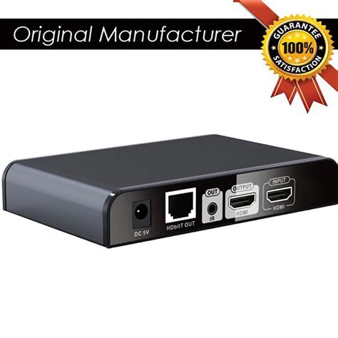 A Pair 120M HDbitT HDMI Extender With HDMI Loop Out Transmitter And Receiver By CAT5 5e 6 Cable