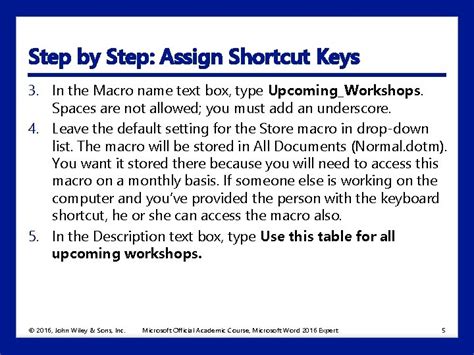 Microsoft Word 2016 Expert Lesson 5 Using Macros
