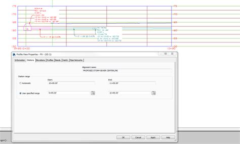 Profile Grid Extending Past View Autodesk Community