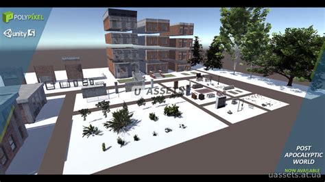 Post Apocalyptic World Unityhub Pro бесплатные ассеты для Unity и Unreal Engine