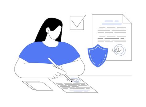 Premium Vector Secure Copyright Abstract Concept Vector Illustration