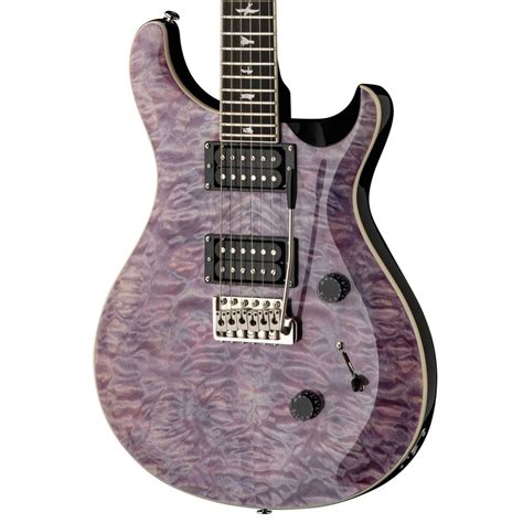 Prs Se Custom 24 Electric Guitar Violet Quilt Premium Woodwind