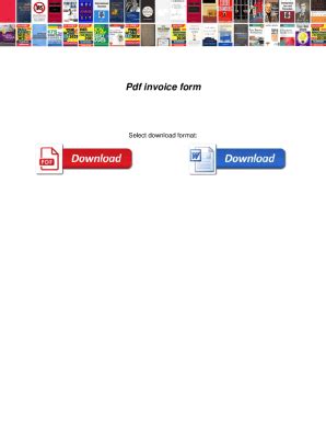 Fillable Online Pdf Invoice Form Pdf Invoice Form Fax Email Print PdfFiller