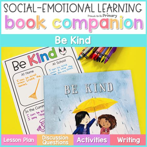Be Kind Book Activities And Lesson Kindness Read Aloud Book Companion