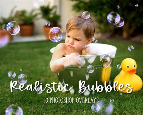 Soap Bubble Overlays For Photoshop Realistic Bubble Photoshop Overlay Digital Bubble Overlay