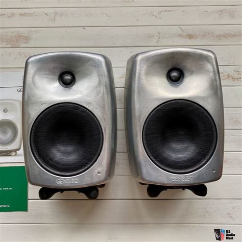 Genelec G Four Speakers Pair Good Condition Class Ab Amps
