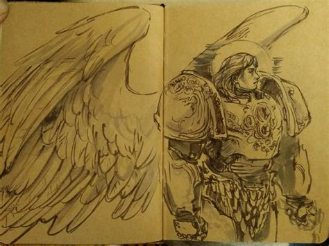 Sanguinius Warhammer 40k Drawn By Mammona Danbooru