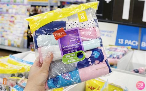 Hanes Girls Brief Panties 20 Pack For 12 Free Stuff Finder