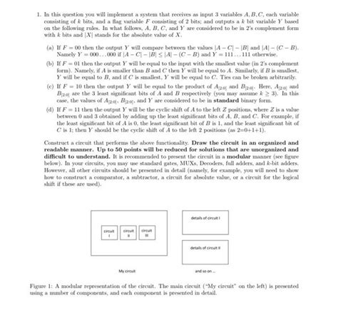 solved 1 in this question you will implement a system that