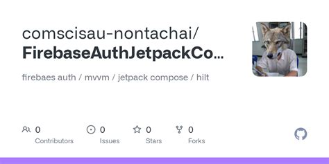 GitHub Comscisau Nontachai FirebaseAuthJetpackCompose Sample Firebaes Auth Mvvm Jetpack