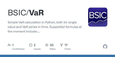 Github Bsic Var Simple Var Calculation In Python Both For Single