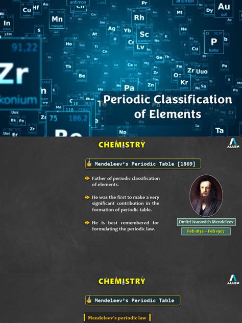 22104781690289584l2 Mendeleevs Periodic Table 4 Pdf Periodic
