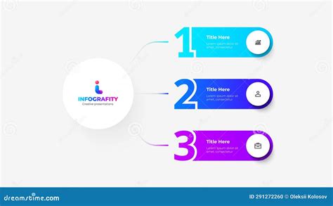 Mind Map With 3 Numbers Elements Connected To Main Circle Flowchart