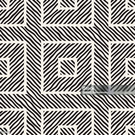 벡터 원활한 손으로 그려진된 패턴입니다 지그재그와 스트라이프 거친 라인입니다 부족 디자인 배경입니다 민족 낙서 텍스처입니다 0명에 대한 스톡 벡터 아트 및 기타 이미지