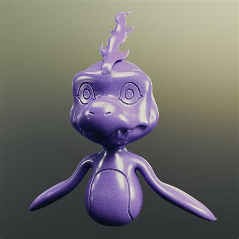 Pukamon Digimon 3d Print Model