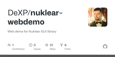 Github Dexp Nuklear Webdemo Web Demo For Nuklear Gui Library