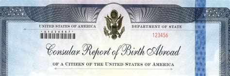 Consular Report Of Birth Abroad Crba Apostille
