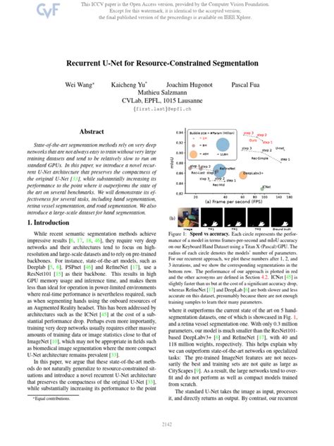 Wang Recurrent U Net For Resource Constrained Segmentation Iccv 2019 Paper Pdf