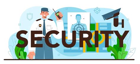 Premium Vector Security Typographic Header Surveillance And Ptrotection Of A Customer