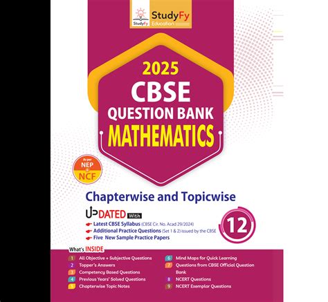 Mathematics Question Bank For Exam Class Studyfy Education CBSE Question Bank And