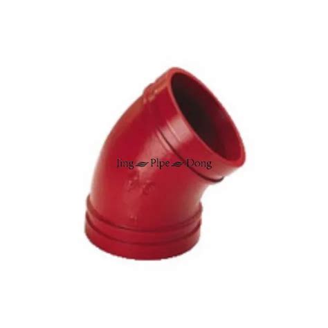 Fire Fighting Ductile Iron Flange Adaptor Grooved Cross Elbow Grooved