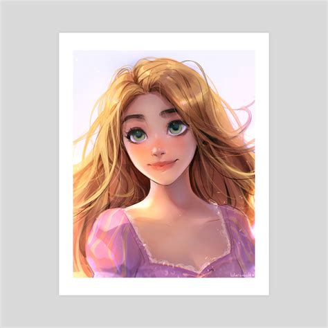 Rapunzel Expression An Art Print By Lydia Elaine Inprnt