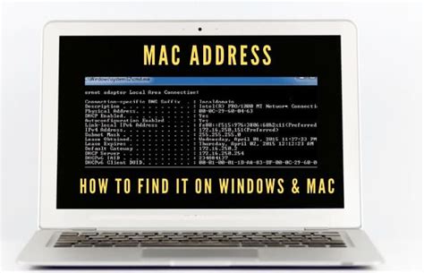 How To Check Mac Address On Mac Laptop Chicamela