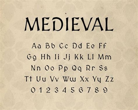 Medieval Font Medieval Svg Cricut Silhouette Font Knight Letters Castle Alphabet