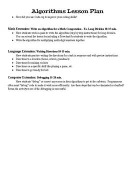 Th Grade Computer Science Algorithms By TechWise Academy TPT