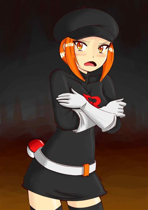 Pokemon Lets Go Team Rocket Female Grunt By Dragonemperror2810 On Deviantart