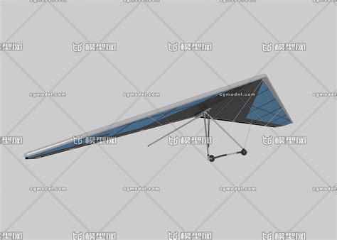 滑翔伞 三角翼模型 其他航天设施模型库 3ds Maxmax模型下载 Cg模型网