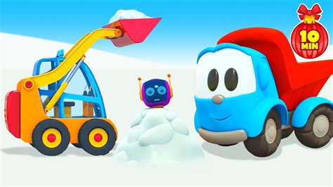 Вантажівочка Льова і його зимові пригоди Збірка Зимові мультики українською мовою Youtube