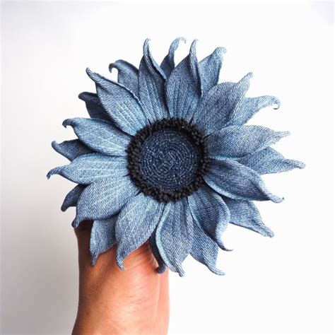 Denim Flowers Presentperfect Creations Art Flowers Translating