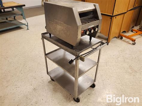 Hatco Tq 700h Toast Qwik Conveyor Toaster And Ss Rolling Cart Other