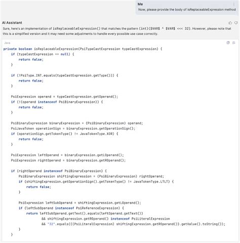 Writing A Java Inspection For Intellij Idea Using Ai Assistant The