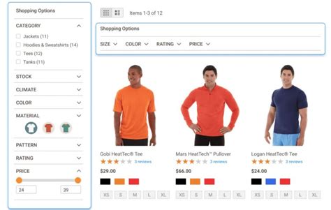 Comparison Guide Layered Navigation For Magento 2 Amasty Webkul Mageplaza Mirasvit Firebear