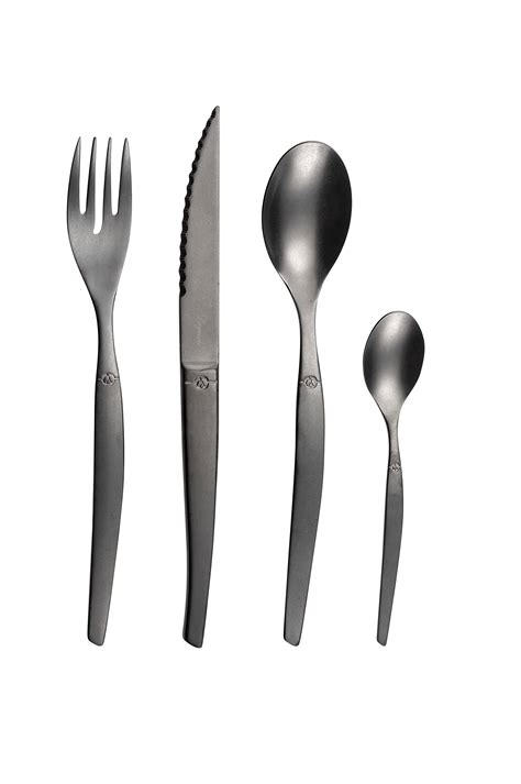 Bestiksæt Jet 16 dele - Sort - Køkkenartikler | Homeroom