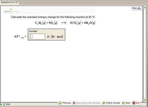 Solved Calculate The Standard Entropy Change For The Chegg